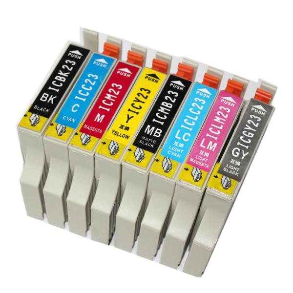 プリンター インク EPSON IC8CL23 インクカートリッジ 互換インク IC23 8色セット インク商品名 EPSON(エプソン)対応・互換インクIC23 ８色セット  対応メーカー EPSON(エプソン)＜カラー品番＞ICBK23...