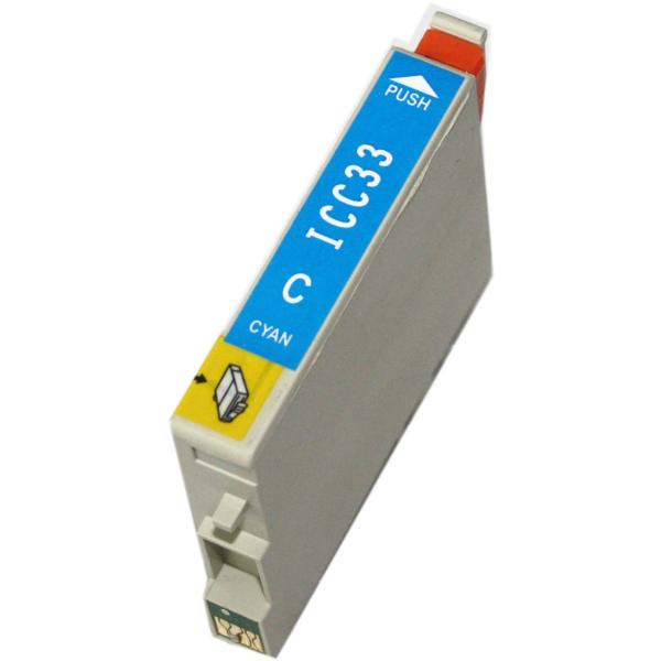 プリンター インク EPSON ICC33 インクカートリッジ 互換インク IC33 シアン インク商品名 EPSON(エプソン)対応・互換インクICC33 シアン　単品  対応メーカー EPSON(エプソン)＜カラー品番＞ICC33 (シ...