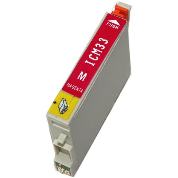 プリンター インク EPSON ICM33 インクカートリッジ 互換インク IC33 マゼンタ インク商品名 EPSON(エプソン)対応・互換インクICM33 マゼンタ　単品  対応メーカー EPSON(エプソン)＜カラー品番＞ICM33 ...