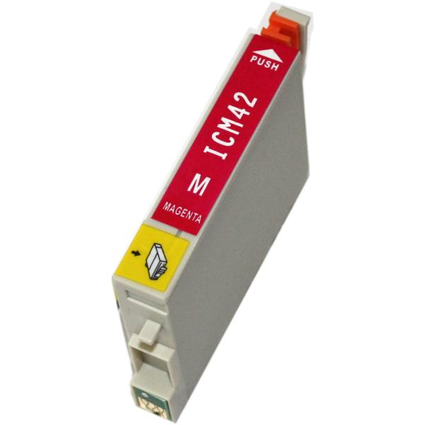 プリンター インク EPSON ICM42 インクカートリッジ 互換インク IC42 マゼンタ インク商品名 EPSON(エプソン)対応・互換インクICM42 マゼンタ　単品 対応メーカー EPSON(エプソン)＜カラー品番＞ICM42 (...