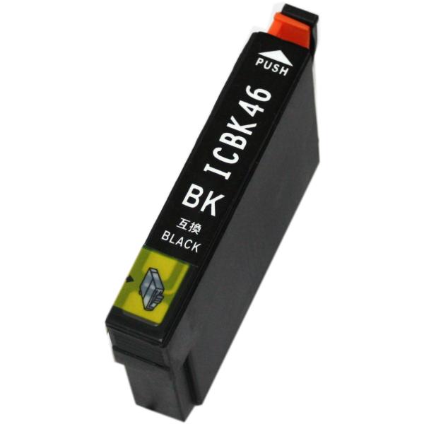 プリンター インク EPSON ICBK46 インクカートリッジ 互換インク IC46 インク商品名 EPSON(エプソン)対応・互換インクICBK46 ブラック 単品 対応メーカー EPSON(エプソン)＜カラー品番＞ICBK46 (ブラ...