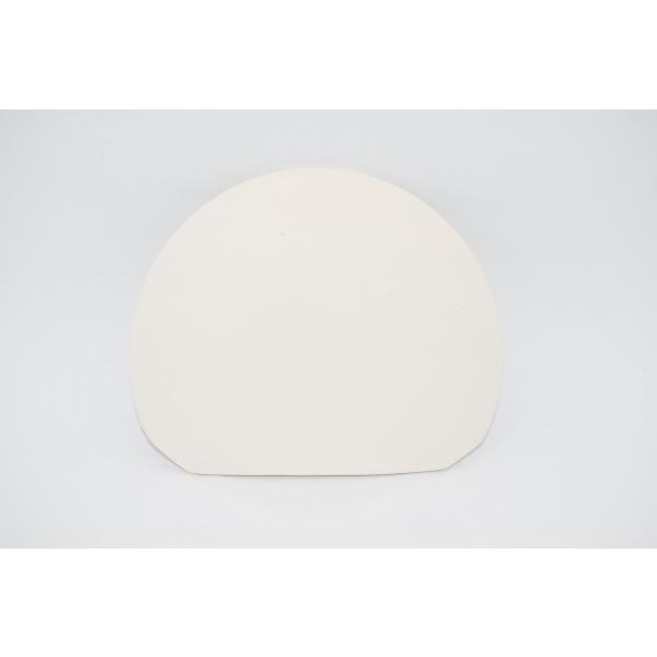 茶道具 前瓦 白 中 茶道 l 10-8707l 9.8×7.9cm 高さ1.1cm 焼け、汚れ、擦れはありますが、本体はしっかりしています、お稽古にお使いになるには差し支えありません。