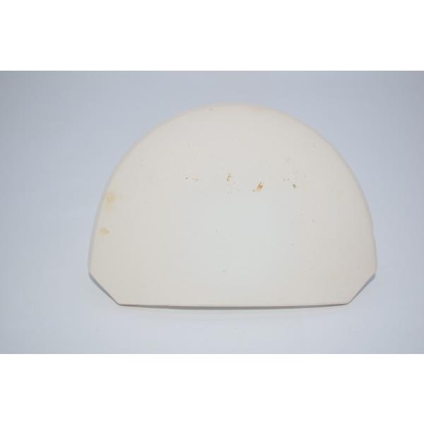 茶道具 前瓦 白 大 茶道 f 10-8806f 11.8×8.2cm 高さ1.7cm 欠け、焼け、汚れ、擦れはありますが、本体はしっかりしています、お稽古にお使いになるには差し支えありません。