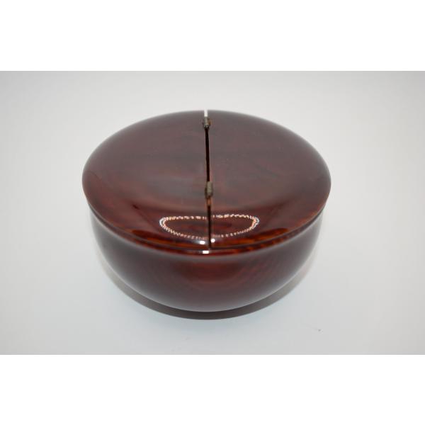 茶道具 老松茶入 老松 棗 薄茶器 棗 17-8404a 径9.6cm 高さ5.7cm スレ、キズ、蝶番の割れはありますが、本体はしっかりしています、お稽古にお使いになるには差し支えありません。