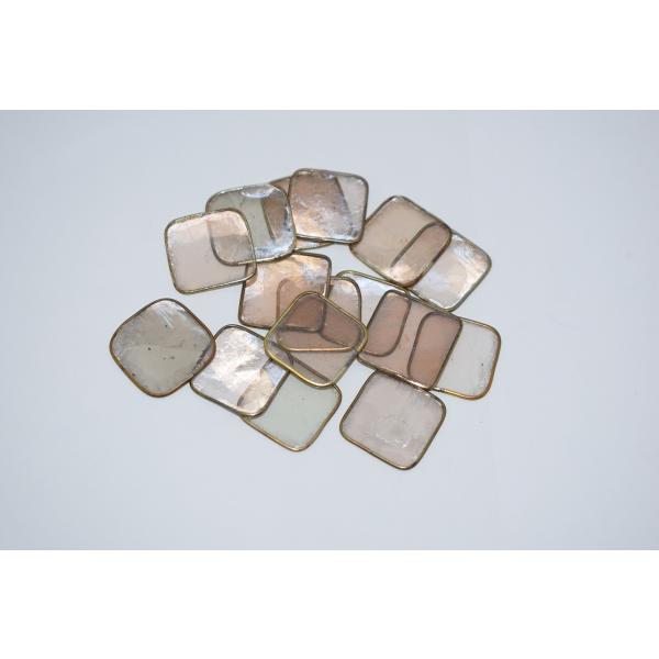 銀葉 1枚のみの販売です。 香道 茶道  21-8711a 角2.2.cm 擦れ、シミはありますが、本体はしっかりしています、お稽古にお使いになるには差し支えありません。