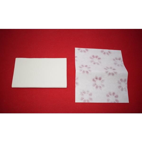 茶道具 懐紙 花透かし (18枚) 17.5×14.5cm 21-9813 (ご注意)商品自体は未使用ですが、長期保管品のため外装にシミ、汚れ等がございます。ご了解の上ご購入下さい。