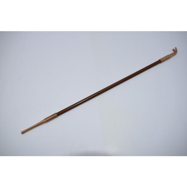 茶道具 筋 煙管 (7) 茶道 25-25-9302 41.2×1.1cm 高さ1.6cm 錆、シミ、汚れ、当り、擦れはありますが、本体はしっかりしています、お稽古にお使いになるには差し支えありません。