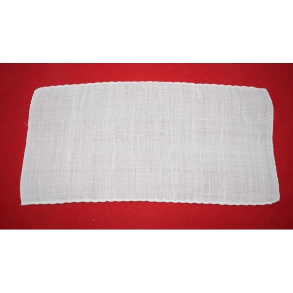 茶道具 茶巾 麻 特上 1点 注)画像は見本です。 30-8519 約30×15cm 折れ、変色はありますが、本体はしっかりしています、お稽古にお使いになるには差し支えありません。