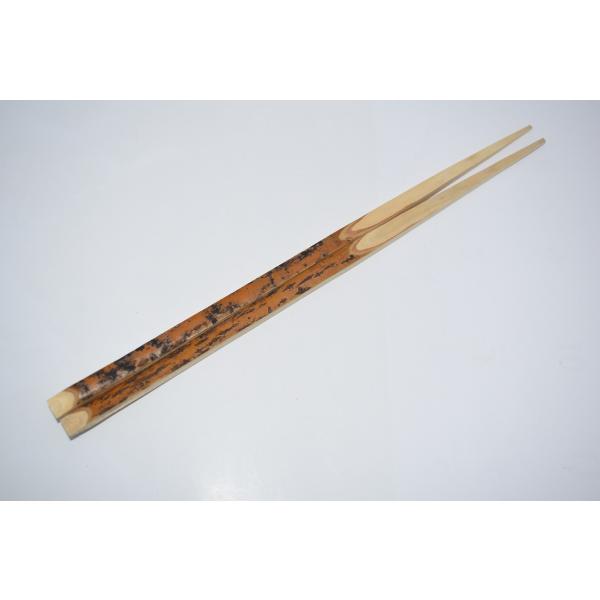 黒文字 箸 8寸 （約24cm） 1膳 茶道  B-6 30-8904b-6 変色、曲がりはありますが、本体はしっかりしています、お稽古にお使いになるには差し支えありません。