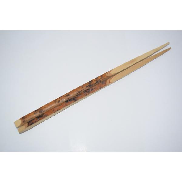 黒文字 箸 8寸 （約24cm） 1膳 茶道  B-7 30-8904b-7 変色、曲がりはありますが、本体はしっかりしています、お稽古にお使いになるには差し支えありません。