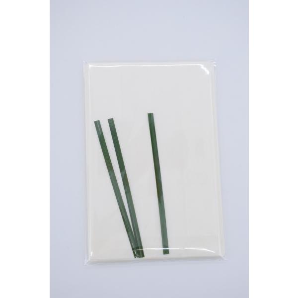 茶道具 袋懐紙（20枚入 ビニールタイ3本）袖落とし 残菜入れ 31-8516 寸法10×15cm