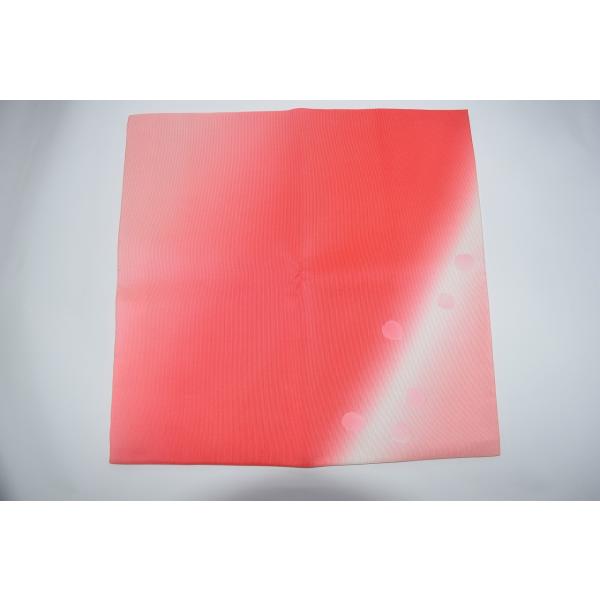 茶道具 友禅 帛紗 服紗 桜紋 徳斎 製 正絹 t 33-8580 約27.5cm×28cm 名物裂 敷物 帛紗 服紗 袱紗 テーブルセンター ドイリー （花瓶敷き） 注）帛紗は4つ折にしてクリックポストでお送りします、折り目が付かないほう...