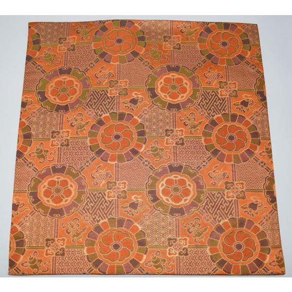 茶道具 出帛紗 出服紗 吉祥紋 蜀江錦 正絹 t ms2033-81 約27.5cm×28cm 名物裂 敷物 帛紗 服紗 袱紗 テーブルセンター ドイリー （花瓶敷き） 注）帛紗は4つ折にしてクリックポストでお送りします、折り目が付かないほ...