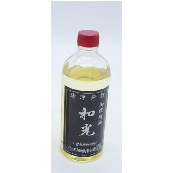 茶道具 灯明油 和光 200ml 赤玉錨蝋燭本舗 製 菜種油 夜咄 t ms29-001