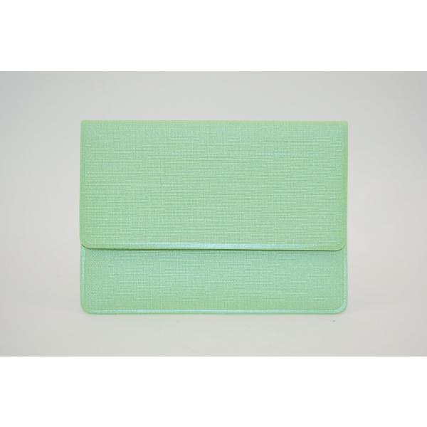 茶道具 カラー小茶巾入 グリーン ms31-04a 注）画像は見本です。9×6.5(11)cm