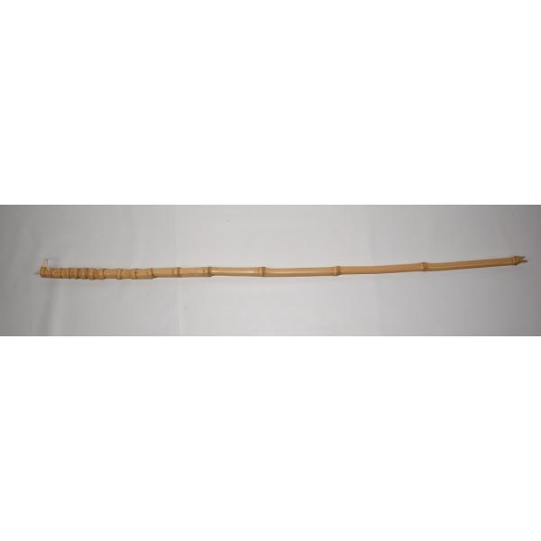 掛け軸 軸竿 矢筈棹 布袋竹 (1) 茶道 tz04-044 長さ:約90cm 径2.1cm 注）商品のサイズと性質上、同梱包できない場合があります。