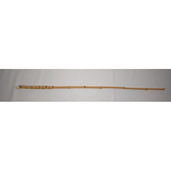 掛け軸 軸竿 矢筈棹 布袋竹 (2) 茶道 tz04-045 長さ:約88m 径1.9cm 注）商品のサイズと性質上、同梱包できない場合があります。