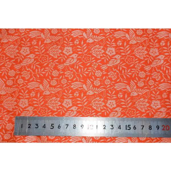 仕覆裂 仕服裂 茶入用 茶碗用 棗用 茶杓用 花鳥紋 紹巴 正絹 t tz2033-19 約27cm角 名物裂 茶碗1個分、茶入・棗は約2個作成可能です。