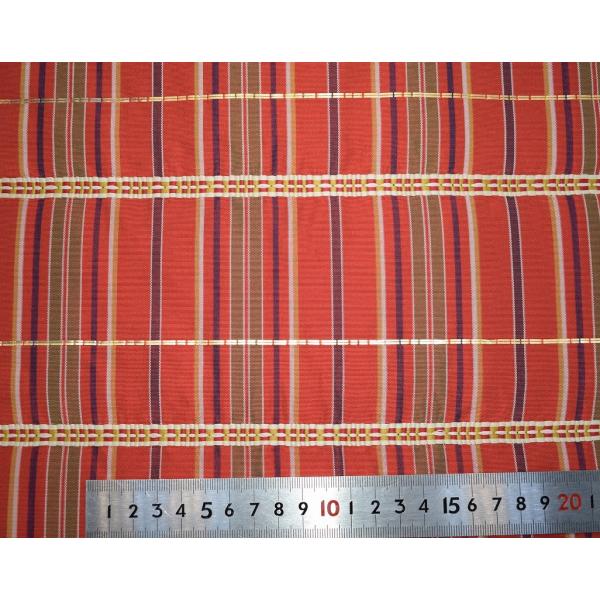 仕覆裂 仕服裂 茶入用 茶碗用 棗用 茶杓用 あかね 間道 正絹 t tz2033-51 約27cm角 名物裂 茶碗1個分、茶入・棗は約2個作成可能です。