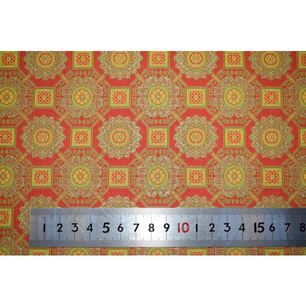 仕覆裂 仕服裂 茶入用 茶碗用 棗用 茶杓用 正倉院御物 経錦万暦八陵蜀江 錦 正絹 t tz2033-63 約27cm角 名物裂 茶碗1個分、茶入・棗は約2個作成可能です。