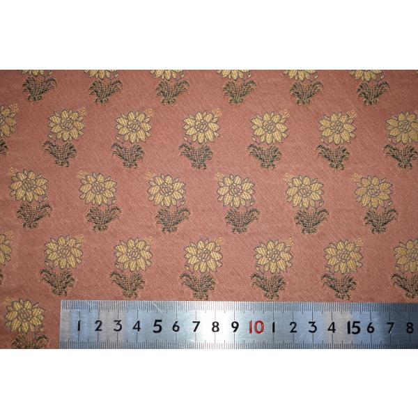 仕覆裂 仕服裂 茶入用 茶碗用 棗用 茶杓用 一房花紋 緞子 正絹 t tz2033-73 約27cm角 名物裂 茶碗1個分、茶入・棗は約2個作成可能です。