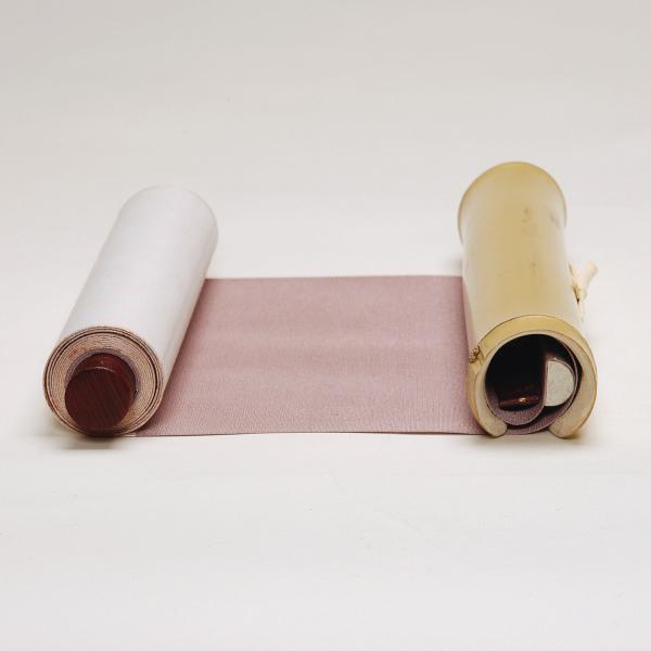 茶道具 掛け軸 軸巻上 白竹 久保良斎 化粧箱入軸が下までつかえてしまう際の長さ調節器具です。