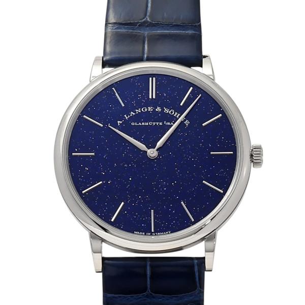 【お問い合わせ商品ID】W255809【型番】205.086【商品名】ランゲ＆ゾーネ A.LANGE ＆ SOHNE サクソニア フラッハ 205.086 ブルー文字盤 中古 腕時計 メンズ【ブランド】ランゲ＆ゾーネ (A.LANGE &a...