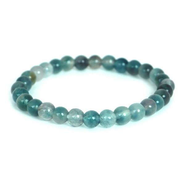 【ビーズサイズ】6mm【腕回りサイズ】ご自身の腕回りサイズを計測いただき、ブレスレットサイズ（内径）からお選びください＊ブレスレットサイズ（内径）は腕回りサイズ+1cmがおすすめのサイズとなります【形】丸玉＊ビーズサイズは0.5mm前後の誤...