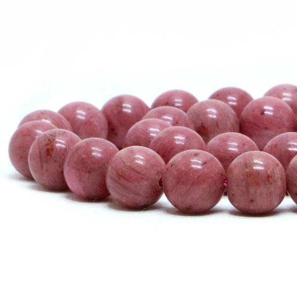 【ビーズサイズ】10mm【形】丸玉【連の長さ】約38〜40cm※ビーズサイズは0.5mm前後の誤差がある場合がございます【商品説明】ピーモンタイト（Piemontite）はイタリア北部のピエモンテ（Piemonte）で発見されたことから名付...