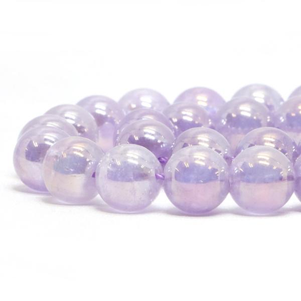 【ビーズサイズ】10mm【形】丸玉【連の長さ】約38〜40cm※ビーズサイズは0.5mm前後の誤差がある場合がございます【商品説明】オーラクリスタルは水晶に貴金属を蒸着して作られます真空内において水晶を熱し、その後高温でイオン化した金属の蒸...