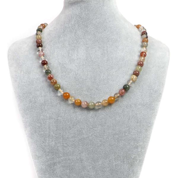 【ビーズサイズ】8mm【形】丸玉【全長】約45・50・55cm（ビーズ部分の長さ）※ビーズサイズは0.5mm前後の誤差がある場合がございます【マグネットサイズ】8ｍｍ