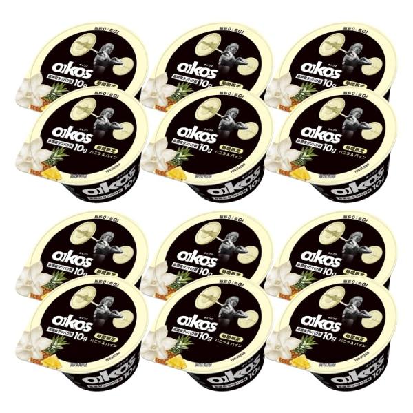 「商品情報」商品の説明オイコス ハ?ニラ＆ハ?イン 113g 12個セット原材料・成分乳製品（国内製造）、砂糖、乳たんぱく、パイナップル果汁／増粘剤（加工デンプン、増粘多糖類）、酸味料、香料、カロチン色素、クエン酸カルシウム、甘味料（スクラ...