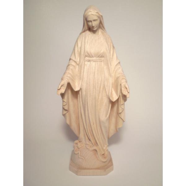 ◆◆　製品仕様　◆◆・木彫り　聖母マリア像・「無原罪」（Our Lady of Grace）・素材　： 自然木・製法　： 無垢材から彫出し（木彫り）・仕上げ： 白木（彫出しのまま無処理）NR　　　　　（NR = Wood untreated...