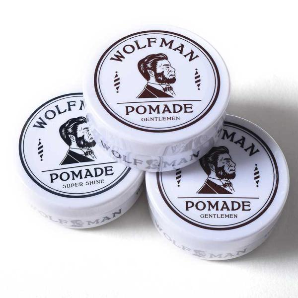 GLAD HAND/グラッドハンド POMADEです。２種類ございます。GENTLEMEN ：扱いやすくセット力もあります。汗をかいても落ちにくいです。香りもあって水性なので楽です。SUPER SHINE ：扱いやすくセット力もあります。汗...