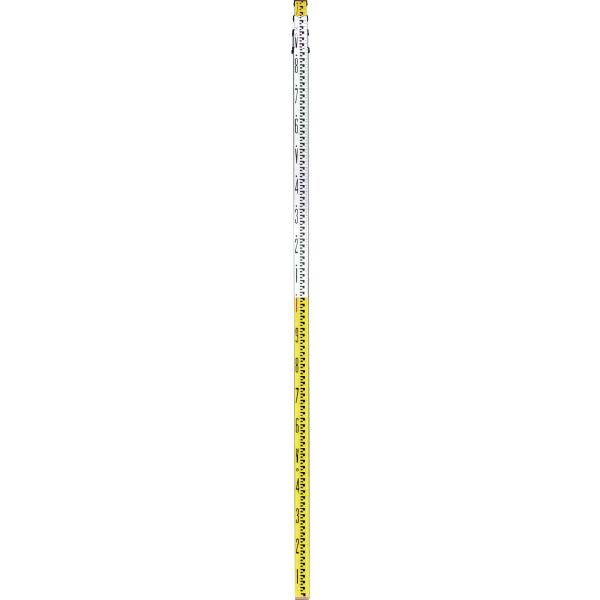 製品コード:RSFII-74仕様:7m4段質量:2.4kg全縮寸法:1978mm測定距離:5〜100m付属品:布ケース※適用水準器 E-30（別売）注意1:反射シートモードでご使用ください。