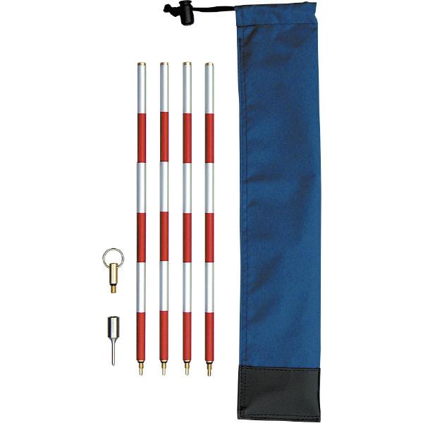 製品コード:SAP-MP仕様:Mセット　2段石突付セット内容:30cmスーパーポール×4、石突（SAP-P）、キャップ、布ケース