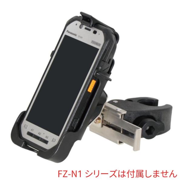 タフブックホルダー TAB-N1S（Panasonic TOUGHBOOK FZ-N1用）特長■デバイスとポールを片手で持ち運び可能。■端末が左右にスライドし、角度調整可能。■Takt併用で、φ6mm、φ9mmのピンポールにも装着可能。■C...