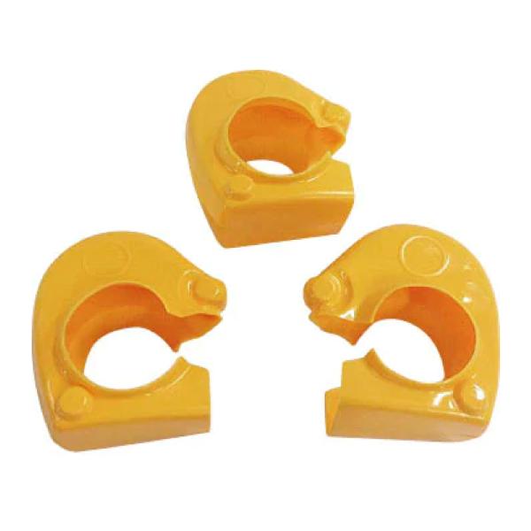 ・ソフトタッチで作業性が抜群なうえ、柔軟性・耐寒性にも優れています。・品名：ソフトカバー　Ｓタイプ　イエロー・適合パイプ径(mm)：48.6・色：イエロー・奥行(mm)：94・幅(mm)：49・高さ(mm)：110・材質：ポリエチレン(PE...