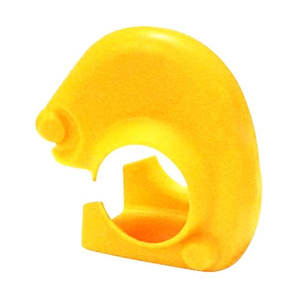 ・ソフトタッチで作業性が抜群なうえ、柔軟性・耐寒性にも優れています。・品名：ソフトカバー　Ｓタイプ　イエロー・適合パイプ径(mm)：48.6・色：イエロー・奥行(mm)：94・幅(mm)：49・高さ(mm)：110・材質：ポリエチレン(PE...