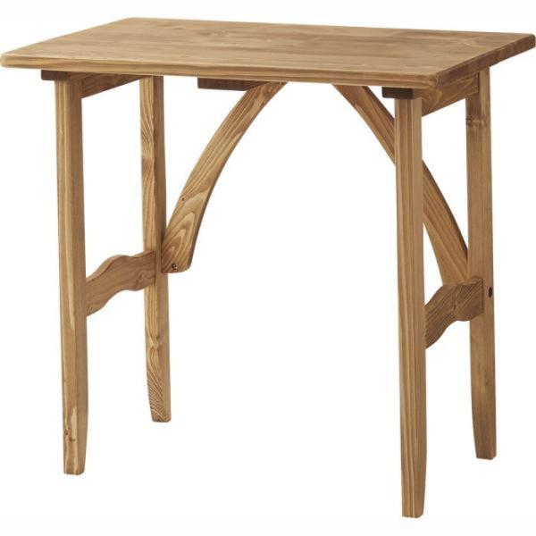 他の・「テーブル」・を見る 他の・「ダイニングテーブル」・を見る 他の・「木製」・を見る   サイズ  W75×D45×H70(cm)  カラー  ナチュラル  素材  天然木(パイン) オイル仕上  スペック  組立式商品重量：約8（kg...