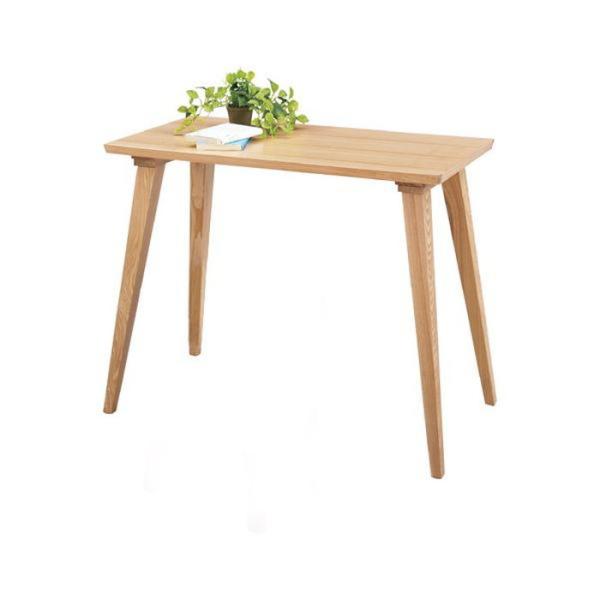 他の・「テーブル」・を見る 他の・「ダイニングテーブル」・を見る 他の・「木製」・を見る   サイズ  W90×D45×H70(cm)  カラー  ナチュラル  素材  天然木(アッシュ) 天然木化粧繊維板(アッシュ) ウレタン塗装  スペ...