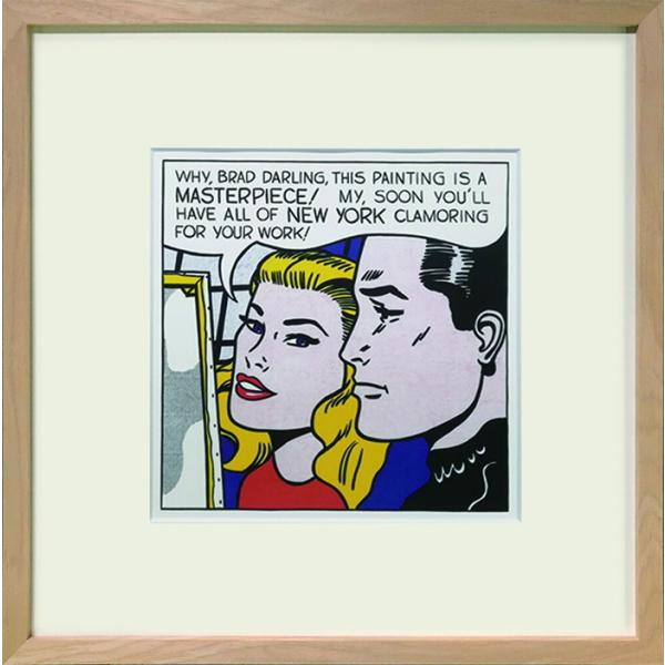 他の・「アート・絵画」・を見る 他の・「や〜り」・を見る 他の・「リキテンスタイン」・を見る   サイズ  外寸：425x425x32mm  素材  天然木(突板 表面：トウキササゲ、芯材：パイン)・PET・MDF・紙  生産国  アメリカ...