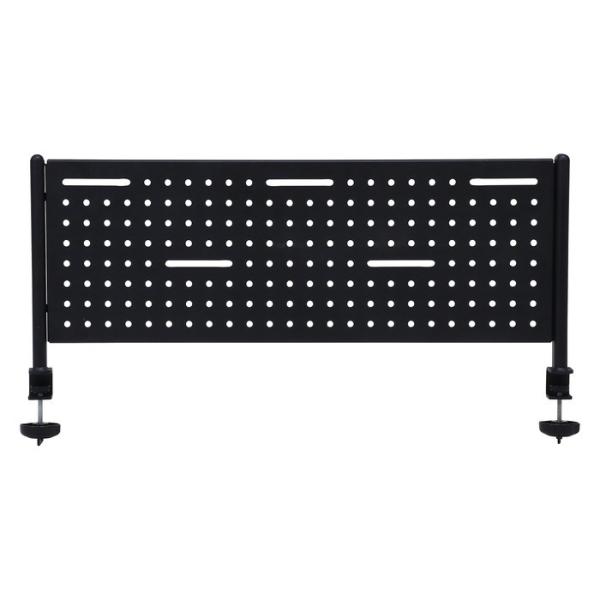 他の・「デスク」・を見る 他の・「パーソナルデスク」・を見る   サイズ  商品サイズ：幅805×奥行65×高さ365mm耐荷重(全体)1kg対応板厚25mm以下  素材  ■構造部材:金属(鋼)  原産国  中国  カラー  ブラック  ...