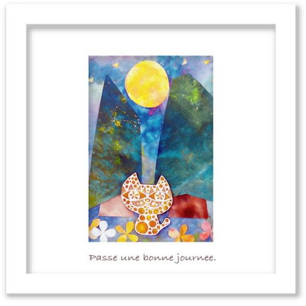 他の・「インテリア雑貨」・を見る 他の・「アートパネル」・を見る 他の・「ミニアート」・を見る 他の・「Hachiro Necozawa」・を見る   サイズ  220×220×20mm  素材  天然木・ガラス・紙置掛兼用・丸棒スタンド付...