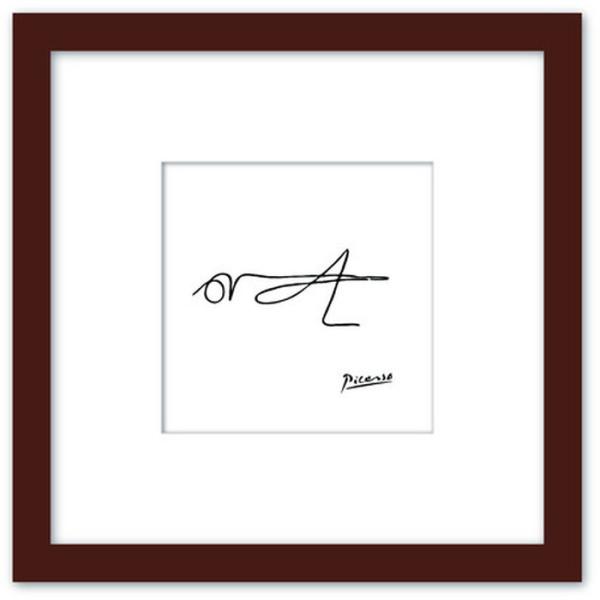 他の・「インテリア雑貨」・を見る 他の・「アートパネル」・を見る 他の・「パブロ・ピカソ」・を見る   サイズ  L：W525×H525×D20mm置掛兼用／丸棒スタンド付  素材  ・PET・紙  生産国  日本  カラー  フレームカラ...