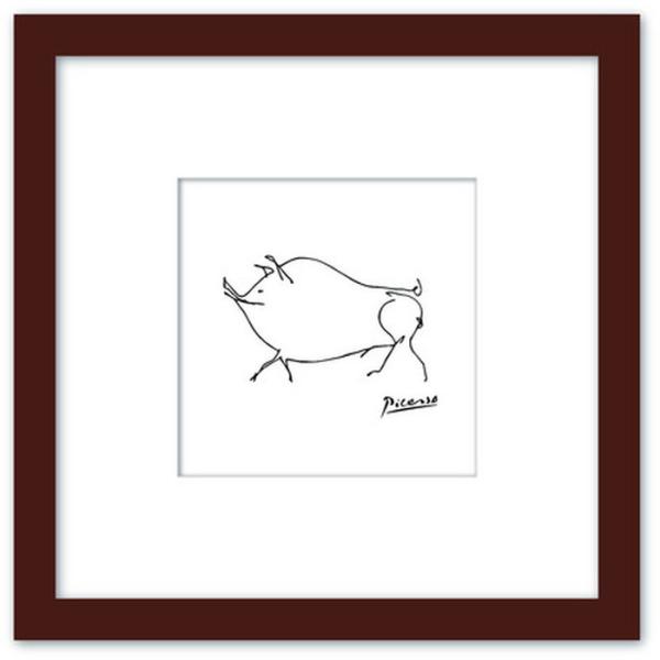 他の・「インテリア雑貨」・を見る 他の・「アートパネル」・を見る 他の・「パブロ・ピカソ」・を見る   サイズ  L：W525×H525×D20mm置掛兼用／丸棒スタンド付  素材  ・PET・紙  生産国  日本  カラー  フレームカラ...