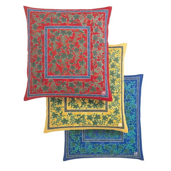 他の・「インテリア雑貨」・を見る 他の・「座布団カバー」・を見る   サイズ  【八端判】59×63cm  素材  綿100％  生産地  日本  カラー  ブルー【八端判】59X63cm イエロー【八端判】59X63cm レッド【八端判】...