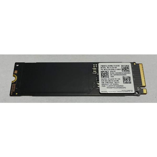 動作確認済み SAMSUNG MZVLQ256HBJD 使用時間 271時間 256GB NVMe PCIe SSD 2280 送料無料 中古ノートパソコン 中古ウルトラPC 中古ノートPC モバイルPC アウトレット SSD