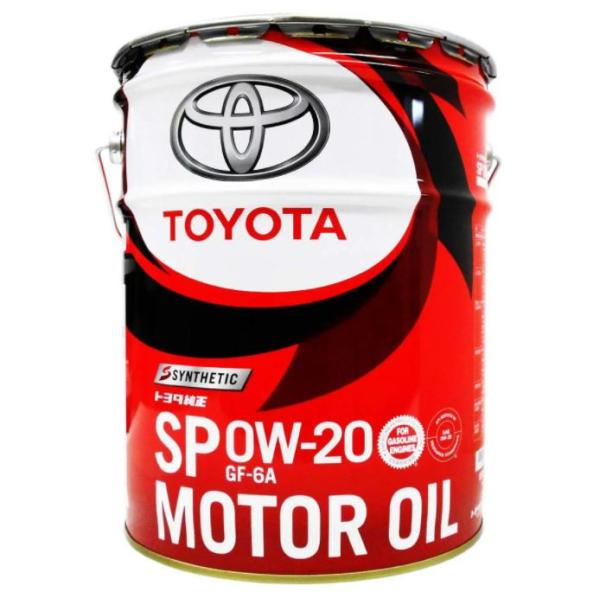 ・品番：0888013203 08880-13203・容量：20リットル 20L・粘度 SAE：0W-20　0W20・API規格：SP ・ILSAC規格：GF-6A GF6A純正オイル特集■輸送中に缶に傷やへこみが生じることがあります。■個...