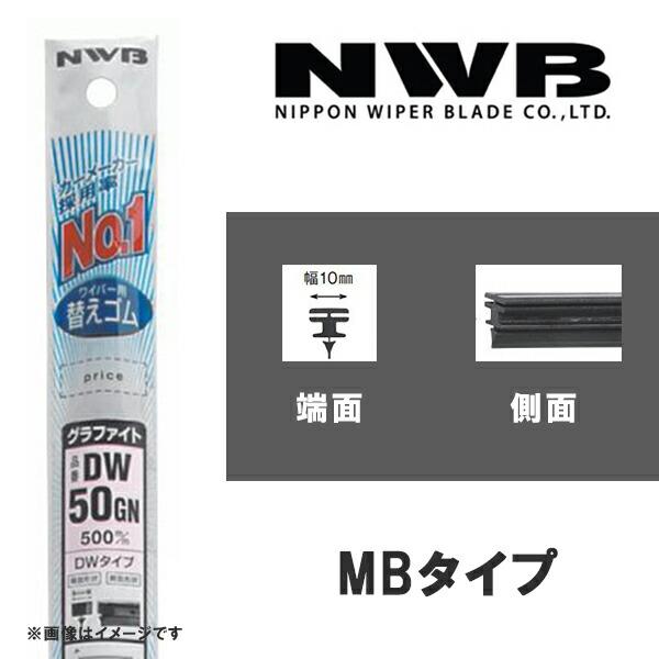 メーカー： 株式会社デンソーワイパーシステムズブランド： NWB品番： MB60GN長さ：600mm形状：MBタイプ入数：1本シリーズ：グラファイトタイプ金属レールは付属していません。純正ワイパーの金属レールを再利用してください。